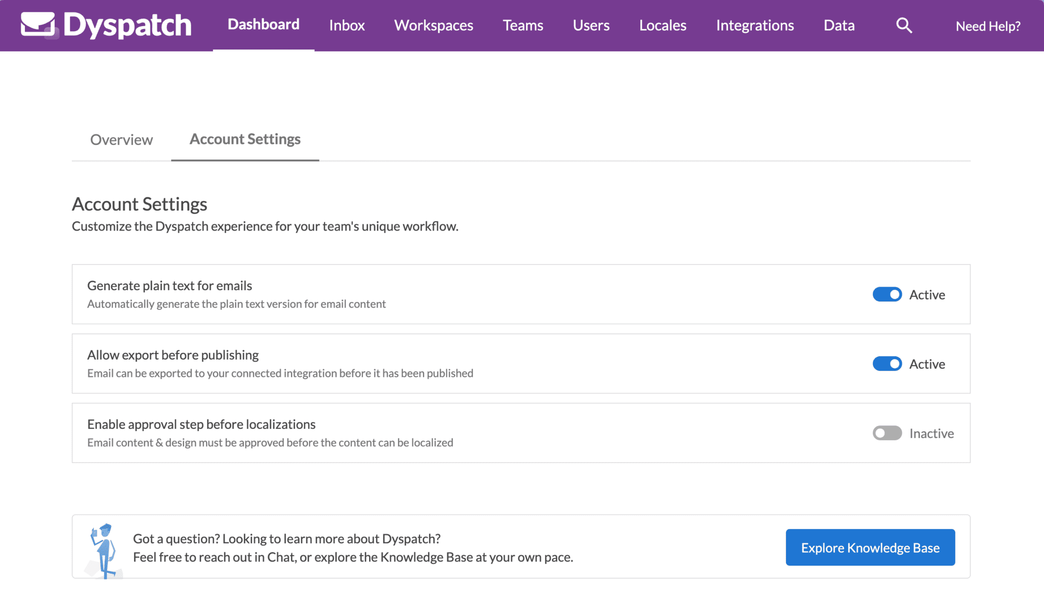 Expanded Integrations & Email Previews | Dyspatch